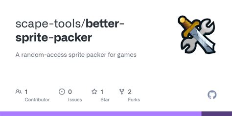 GitHub Scape Tools Better Sprite Packer A Random Access Sprite Packer For Games