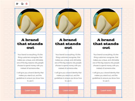 How To Create A Bespoke Bordered Text With Overlapping Image And Button Customize With Code