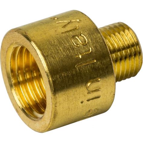 Переходник редукционный ВН 1/4" x 1/8" латунь STOUT – купить за 73,05 руб.