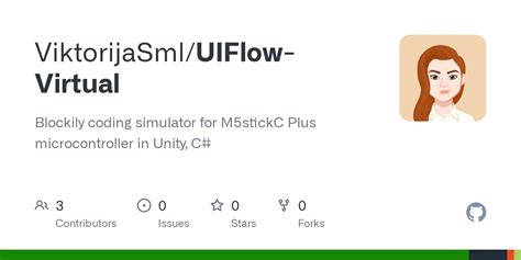GitHub ViktorijaSml UIFlow Virtual Blockily Coding Simulator For