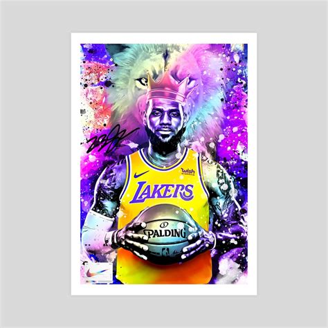 King James An Art Print By Clem Nezo Inprnt