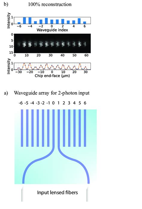 A Schematic Of Waveguide Array Chip For Two Photon Input Where Photons