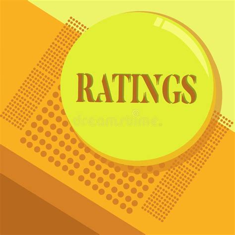 Word Writing Text Ratings Business Concept For Classification Ranking