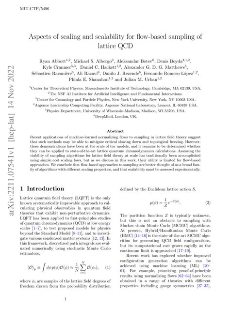 Aspects Of Scaling And Scalability For Flow Based Sampling Of Lattice