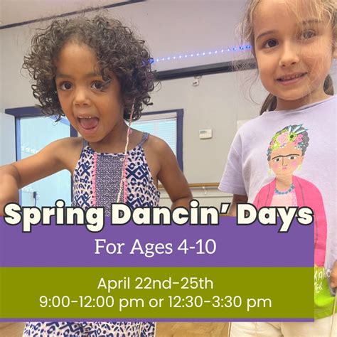 School Vacation Dancing Days Dance Classes And Camps In Arlington Ma