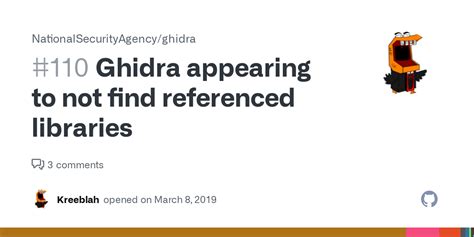 Ghidra Appearing To Not Find Referenced Libraries · Issue 110