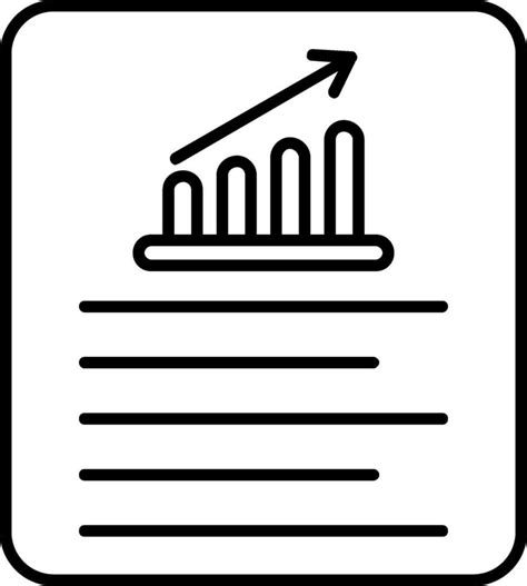Line Graph Line Icon 36613645 Vector Art At Vecteezy