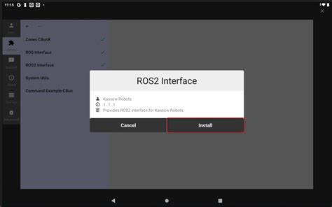 Kassow Robots Command From Ros2
