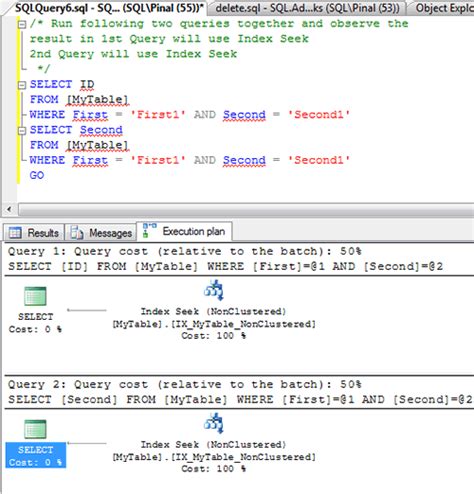 SQL SERVER My Observation Effect Of Clustered Index Over Nonclustered Index SQL Authority