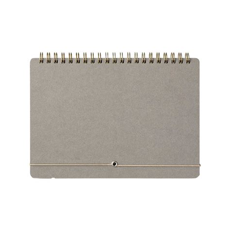 Midori Stand Grey Spiral Plain Notebook A5 Buy Online Midori Makoba