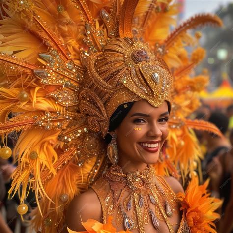 Premium Photo Brazil Woman Rio Carnival Costume
