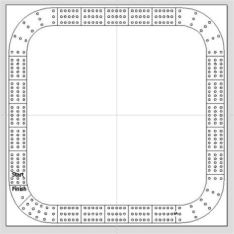 digital cribbage board download for cnc laser or paper etsy