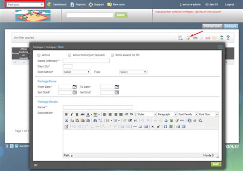 Packages Go Pss Support