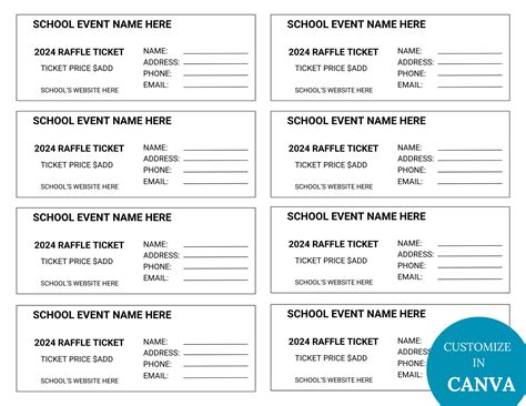 Free Printable Raffle Entry Form Template Printable Tax Form