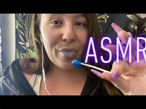 Asmr Lens Licking Camera Tapping Lollipop Sounds Youtube