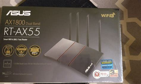 AX 1800 Dual Band Asus WiFi 6 Router Computers Tech Desktops On Carousell