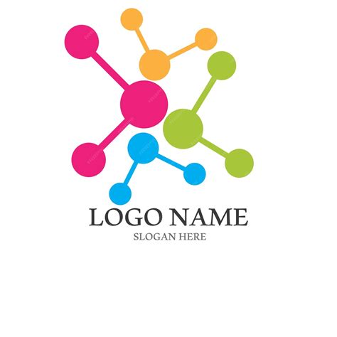 Premium Vector Molecule Vector Illustration Design