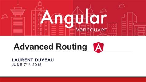 Angular Advanced Routing Pdf