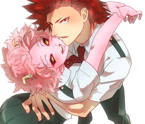 Ashido Mina And Kirishima Eijirou Boku No Hero Academia Drawn By