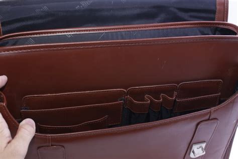 Mcklein Laptop Briefcase Brown Double Compartment … Gem