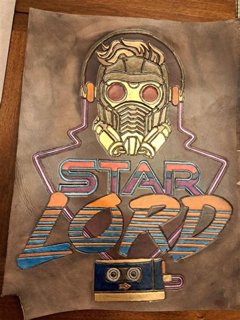 Finished My Leather Star Lord Patch Rmarvel