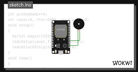 Zumbador Wokwi Esp32 Stm32 Arduino Simulator