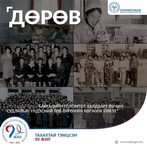 Зоонозын Өвчин Судлалын Үндэсний Төв ЗӨСҮТ Байгууллагын түүхэн хөгжлийн үе шат Дөрөв 1990