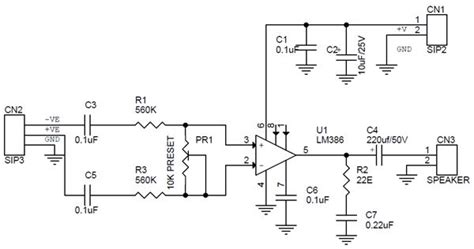 Lm Audio Amplifier Circuit Diagram