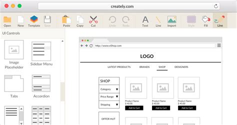 Online Wireframe And UI Mockup Tool Creately