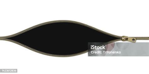 구멍이있는 지퍼를 엽니 다 흰색 배경에 고립 된 벡터 모형 지퍼에 대한 스톡 벡터 아트 및 기타 이미지 지퍼 프레임 구멍 Istock