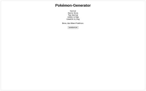 pokémon generator