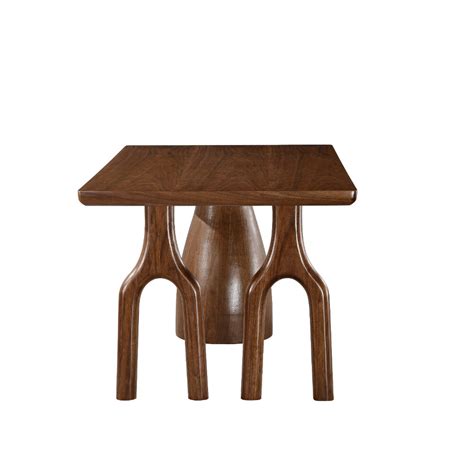 Andorra 6 Seater Dining Table 180 Cm Dark Brown