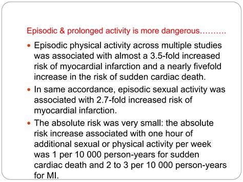 Sex After Acute Myocardial Infarction Heart Attack Ppt