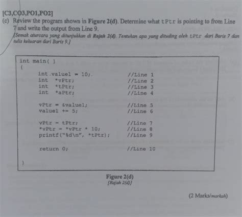 Solved Question 3 Soalan 3 C3 Co3 Poi Po2 A A