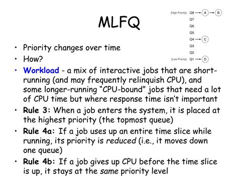 ppt chapter 8 multi level feedback queue powerpoint presentation