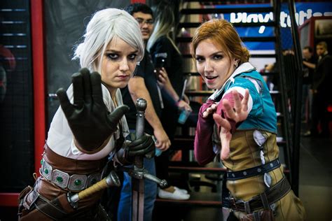 Slideshow Um Dia Como Triss E Ciri De The Witcher Na Bgs 2017