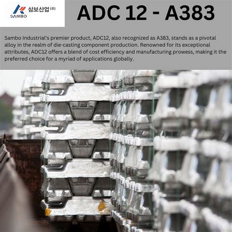 Buy Adc12 Aluminum A383 Ingot From Sambo Industrial Co Ltd South Korea