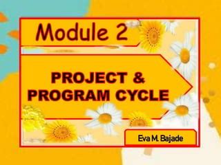 Module Project Program Management Cycle Pptx