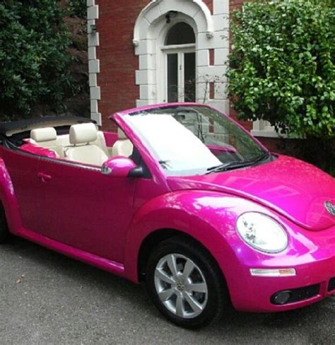 Pink Convertible Pink Vw Beetle Pink Volkswagen Beetle Pink Vw Bug