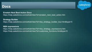 Einstein Next Best Action NBA PPTX Computer Software And Applications Computing