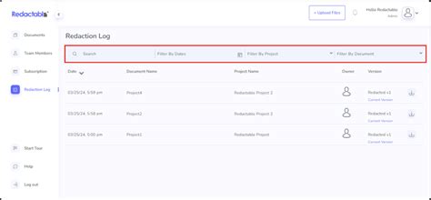 Manage Document Finalizations With Redactables Redaction Log Redactable Help Center