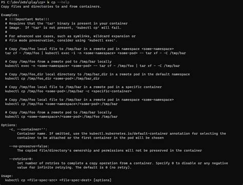 Kubectl Cp Fails With Absolute Path On Windows · Issue 110120 · Kuberneteskubernetes · Github