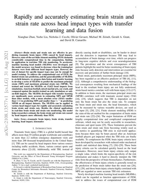 Rapidly And Accurately Estimating Brain Strain And Strain Rate Across Head Impact Types With