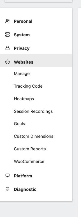 Matomo Whitelabel Remove Menu Items For Non Super Users Support And Bugs Matomo Forums