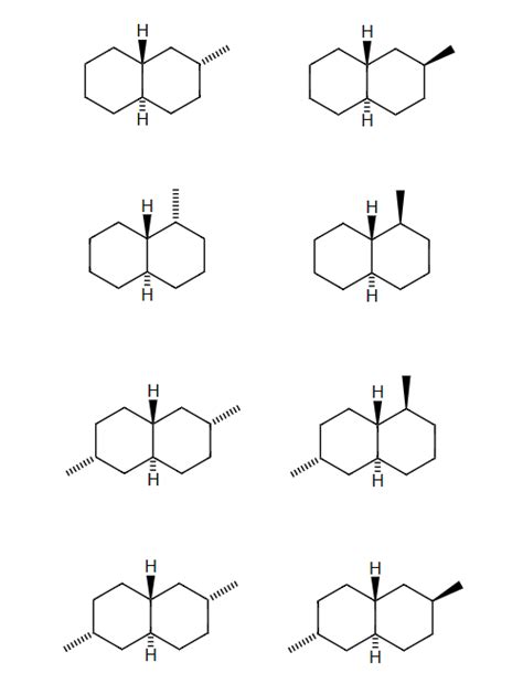 Solved Circle The Most Stable Substituted Trans Decalin