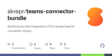 Github Skreprteams Connector Bundle Symfony Bundle Integration Of The Skreprteams Connector