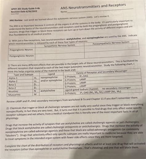 Solved Aphy 2 Daniel On Cell N Neur α1 α2 B₁ B₂ N M