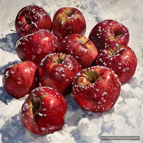 Ai创作图数码手绘水果 瑞雪苹果主图 水果写实手绘 逼真的水果艺术 漂亮的水果油画 写实山楂 水果艺术画 苹果艺术画 苹果画素材 瑞雪苹果图片 手绘红沙果 苹果画画素材 手绘逼真水果 红苹果