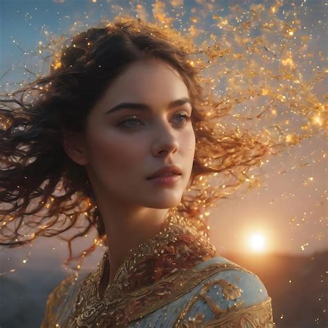 Premium Photo Connecting Lines And Dots With Floating Particles