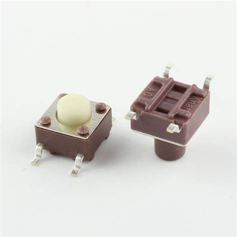 6 X 6mm Spst Momentary Tactile Tact Push Button Switch Khan Electronic